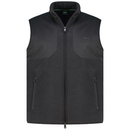 Große Größen BOSS Sweatweste mit Teddyfleece-Innenfutter Farbe schwarz Größe: 4XL