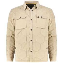 PME-Legend Große Größen PME LEGEND Gesteppte Feincord-Jacke Farbe sand Größe: 3XL