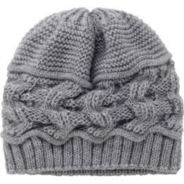 WITT Damen Strickm&uuml;tze, grau, Gr&ouml;&szlig;e 0
