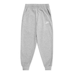 Nike Sportswear Hose 'CLUB' Jungen Größe 158/170 hellgrau / weiß