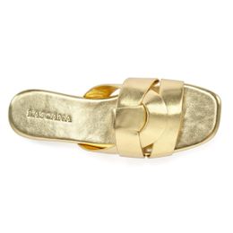 Lascana Damen Pantolette, goldfarben, Gr&ouml;&szlig;e 43