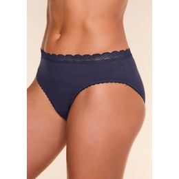 Vivance Damen Jazz-Pants Slips, navy/rose, Gr&ouml;&szlig;e 32/34