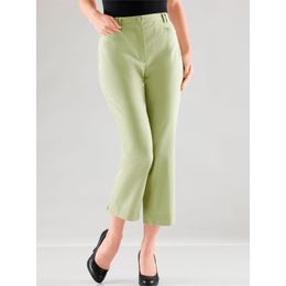 COSMA Damen 7/8-Hose schmutzabweisend und knitterarm, lindgr&uuml;n, Gr&ouml;&szlig;e 48