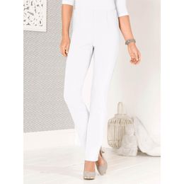 WITT Damen Stretch-Hose mit innenliegendem Dehnbund, wei&szlig;, Gr&ouml;&szlig;e 44