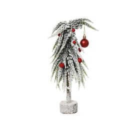 Kaemingk Mini Baum Ziepfel beschneit CHRISTMAS