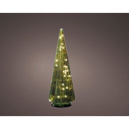 Kaemingk Glasbaum mit Micro LED DEKO