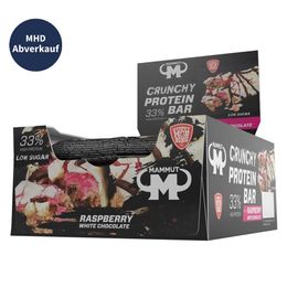 SONSTIGE Crunchy Protein Bar – Raspberry White Chocolate 12er-Packung