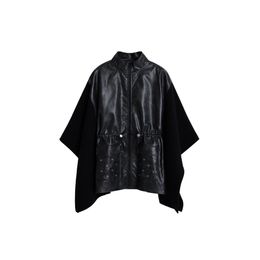 Desigual Poncho Damen Gr&ouml;&szlig;e XS/XL schwarz