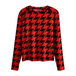next Shirt Damen Gr&ouml;&szlig;e S rot / schwarz