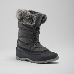 Snowboots Kamik "MOMENTUM3", Damen, Gr. 38, grau (charcoal, charbon), Synthetik, Textil, Schuhe, Winterboots, Winterstiefel, Winterschuhe, wasserdicht und gefüttert