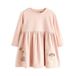 next Kleid M&auml;dchen Gr&ouml;&szlig;e 68 braun / pastellgr&uuml;n / rosa