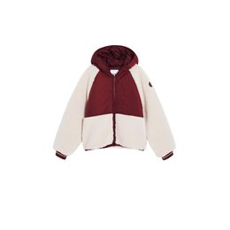 Desigual Winterjacke M&auml;dchen Gr&ouml;&szlig;e 134/140 bordeaux / wei&szlig;