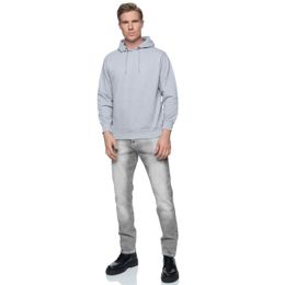 Kapuzensweatshirt Rusty Neal, Herren, Gr. M, grau, 70% Baumwolle, 30% Polyester, unifarben, normal, ohne Ausschnitt, Sweatshirts, in bequemer Regular Fit-Passform