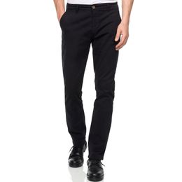 Chinohose Rusty Neal, Herren, Gr. 30, L&auml;nge 34, schwarz, 98% Baumwolle, 2% Elasthan, unifarben, lang, Hosen Chinohose, im Regular Fit