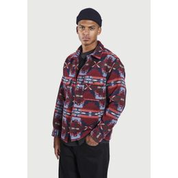 REDEFINED REBEL EST. 2013 Funktionsjacke REDEFINED REBEL "Redefined Rebel Sweat RRAmar Jacket", Herren, Gr. S, rot (rot aztec), 100% Polyester, Jacken
