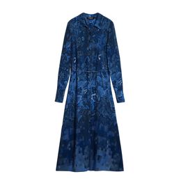 Desigual Kleid Damen Gr&ouml;&szlig;e 42 blau Winterkleid
