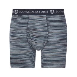 Jan Vanderstorm Boxershorts 'Stigborg' Herren Gr&ouml;&szlig;e 5XL blau / grau