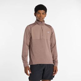 New Balance Funktionsshirt 'Athletics' Herren Gr&ouml;&szlig;e XXL taupe / silber