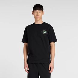 New Balance T-Shirt Herren Gr&ouml;&szlig;e XL marine / mint / schwarz