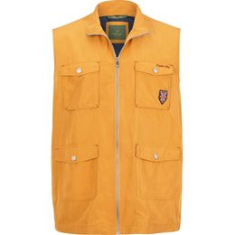 CHARLES COLBY Weste 'Sir Bayan' Herren Gr&ouml;&szlig;e 5XL/6XL senf