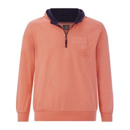 Jan Vanderstorm Sweatshirt 'Korbenkt' Herren Größe XL hellorange / schwarz