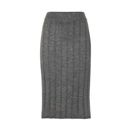Tchibo - Gerippter Strickrock - Damen - Gr. M - grau