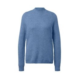 Tchibo - Grobstrickpullover mit Stehkragen - Damen - Gr. M - blau