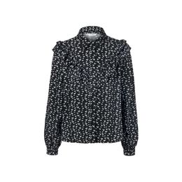 Tchibo - Bluse mit Print - Damen - Gr. 46 - schwarz