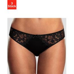 Damen Slip 2xwei&szlig;+1xschwarz Gr&ouml;&szlig;e 48/50