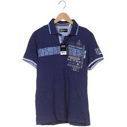 CAMP DAVID Poloshirt Herren Gr&ouml;&szlig;e L Second Hand blau