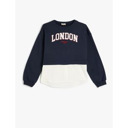 KOTON Sweatshirt girl Blue size 116/122
