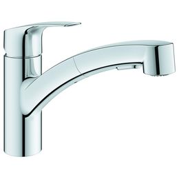 Grohe K&uuml;chenarmatur Eurosmart 101232 Vor-Fenster fl. Ausl. azb Sp&uuml;lbr. chrom, 1012320000 1012320000