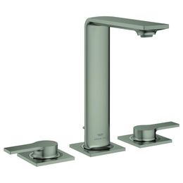 Grohe 3-Loch-Waschtisch-Batterie Allure 20188_1 mit Hebelgriffen satin steel, 20188MS1 20188MS1