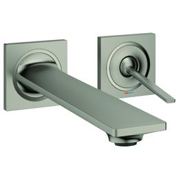 Grohe 2-Loch-Waschtisch-Wandbatterie Allure 19386_2 f&uuml;r 23429 Ausl. 212mm satin steel, 19386MS2 19386MS2