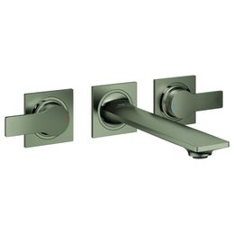 Grohe 3-Loch-Waschtisch-Wandbatterie Allure 20193_2 f&uuml;r 29025 Ausl. 208mm satin graphite, 20193MG2 20193MG2