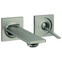 Grohe 2-Loch-Waschtisch-Wandbatterie Allure 19309_2 f&uuml;r 23429 Ausl. 154mm satin steel, 19309MS2 19309MS2