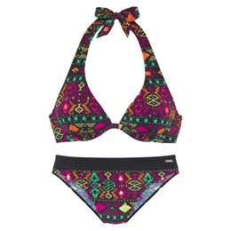 Buffalo Bikini Damen Gr&ouml;&szlig;e XXL neongelb / hellgr&uuml;n / orchidee / schwarz