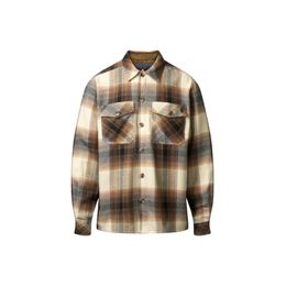MCS Button Up Shirt 'Milo' male Brown size L