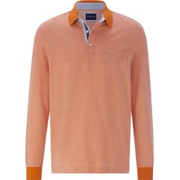 Babista Langarm-Poloshirt 'Uldor' Herren Gr&ouml;&szlig;e XXL orangemeliert
