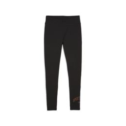 Puma Leggings 'ESS+' Damen Gr&ouml;&szlig;e XL braun / schwarz