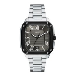 Fossil Analog Watch male Silver size One Size