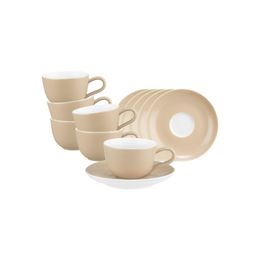 Seltmann Weiden Espressotasse mit Untertasse Liberty Pure Colors 90 ml 6er Set