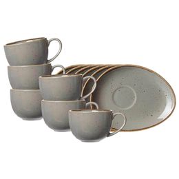 Ritzenhoff & Breker Ritzenhoff & Breker Kaffeetassen mit Untertassen Taste 200 ml 6er Set