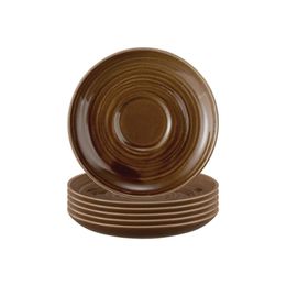 Seltmann Weiden Teeuntertassen Terra ø 13,5 cm 6er Set