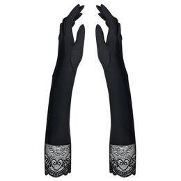 Obsessive Fingerhandschuhe 'Handschuhe Miamor gloves' Damen Größe XS/XL schwarz