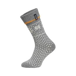 Homeofsocks Socks 'HOSFlag47' female Grey size 43-46