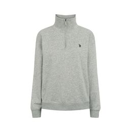 U.S. Polo Assn. Pullover 'Katie' Damen Gr&ouml;&szlig;e XS graumeliert / schwarz
