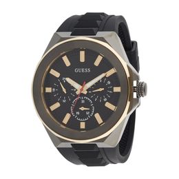 Guess Uhr 'Dashboard' Herren Gr&ouml;&szlig;e One Size gold / silbergrau / schwarz
