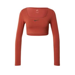 Nike Sportswear Shirt female size XS Dark orange / Black