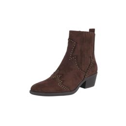 Ital-Design Stiefelette Damen Gr&ouml;&szlig;e 39 braun Winterschuhe
